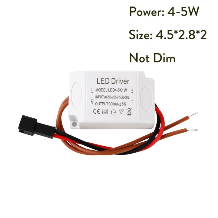 LED Constant Current Driver 85-265V 1-3W 4-5W 4-7W 8-12W 18-24W Power ...