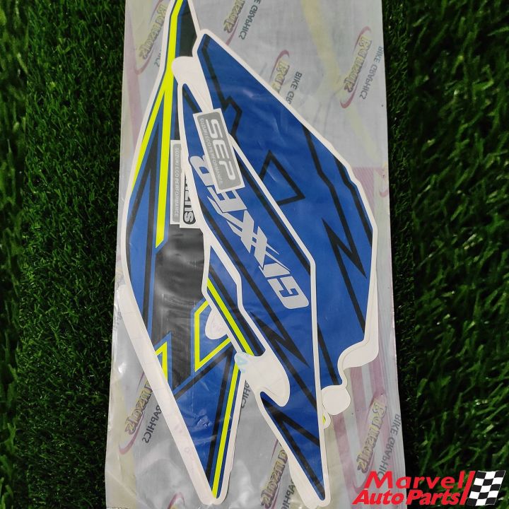 Full Body Stickers Suzuki Gixxer fi abs Blue 2023 Naked Model | Daraz ...