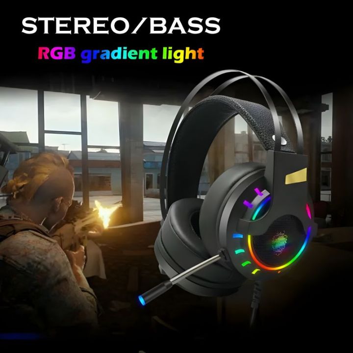 K3 Super Bass Comfortable Wear E-Sports RGB Gaming Wired Headset | Daraz.pk
