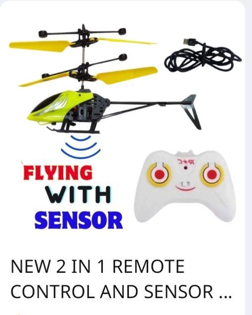 Remote control and sensor helicopter 2 in 1 | Daraz.pk