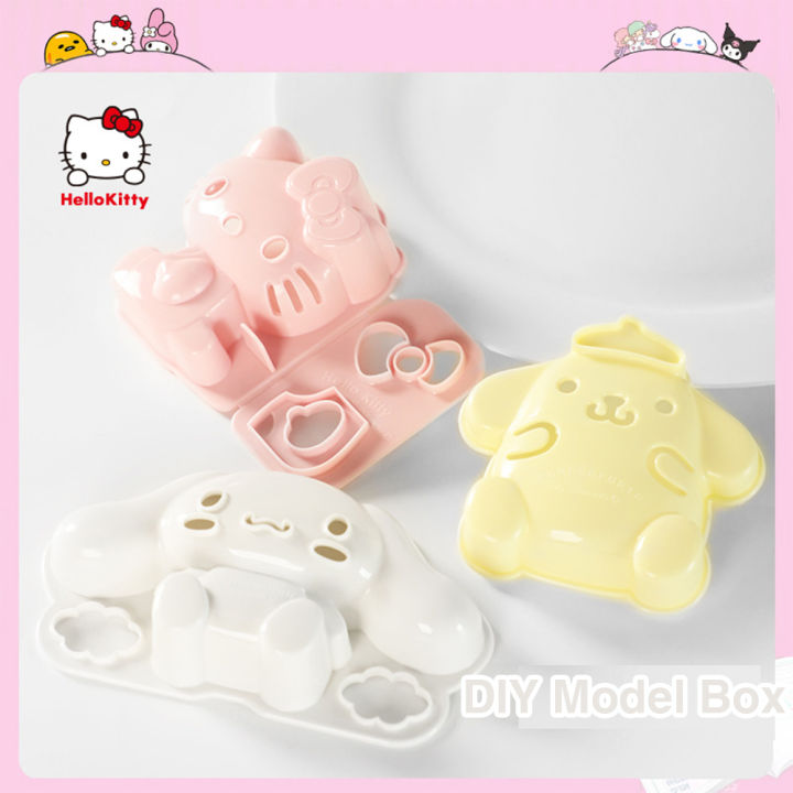 Sanrio Hello Kitty Rice Ball Mold Cinnamoroll Pompompurin Cute Bento ...