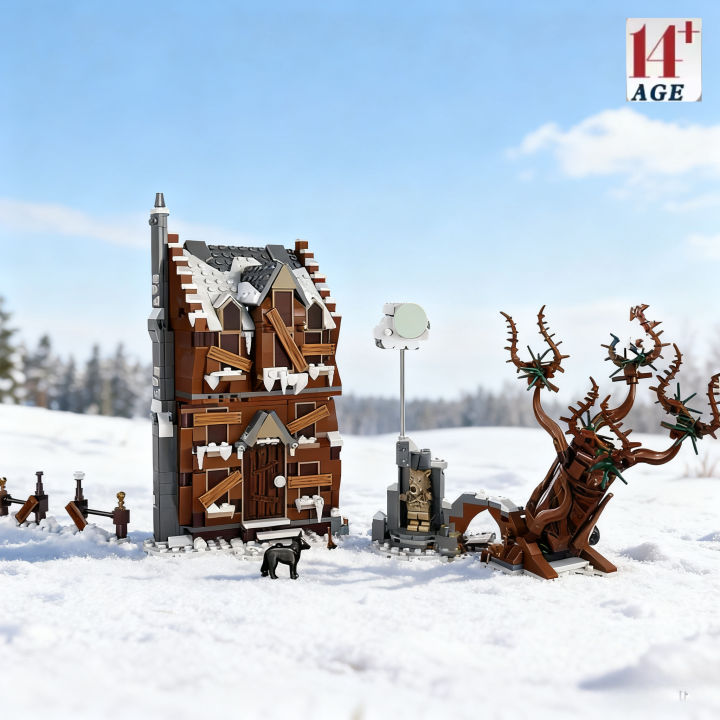 MINISO MOC Sets Shrieking Shack Whomping Willow Model Magic Film DIY ...