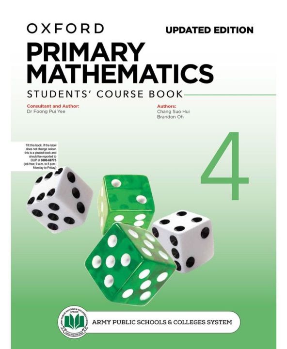Oxford primary mathematics students course book for class 4 | Daraz.pk