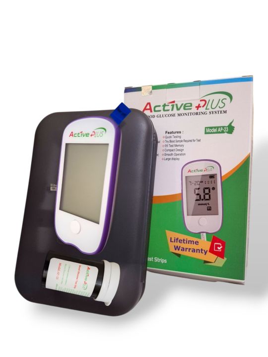 Active Plus Blood Glucose Monitoring System / Diabetes Machine Model ...