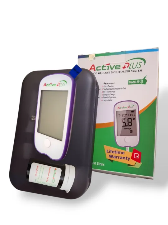 Active Plus Blood Glucose Monitoring System / Diabetes Machine Model ...