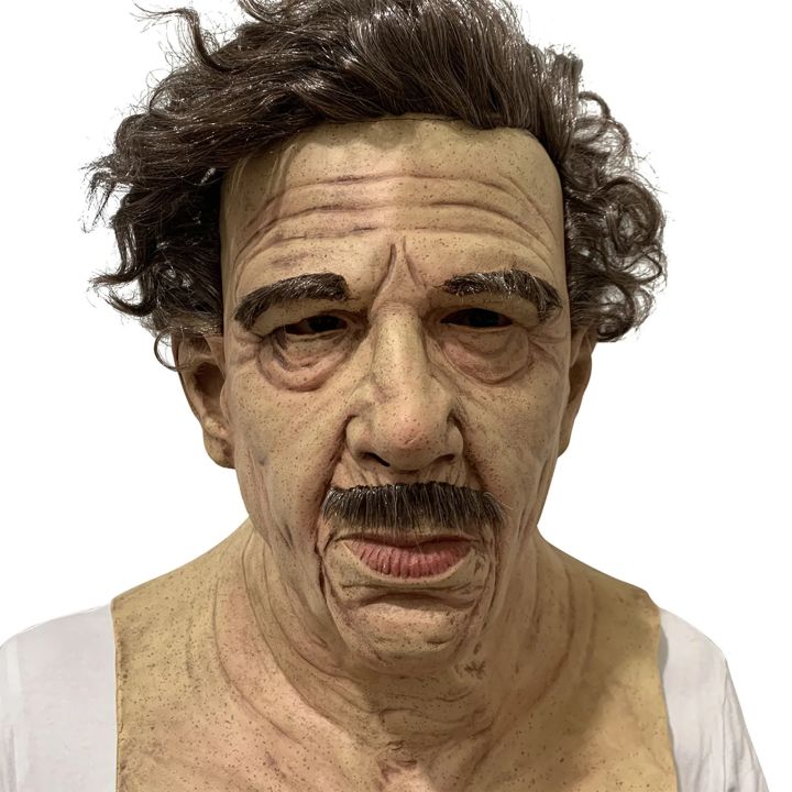 Halloween Horror Zombie Mask Thriller Rotten Face Theme Horror Mask ...