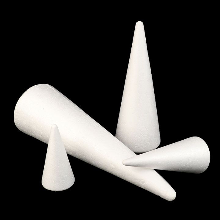 Polystyrene Cone Flat Foam Cone For Handmade Craft DIY Accessory Party ...