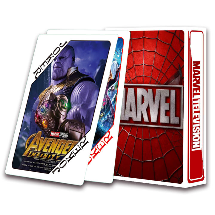 Avengers Marvel playing cards Poker deck toy Iron Man Captain America ...