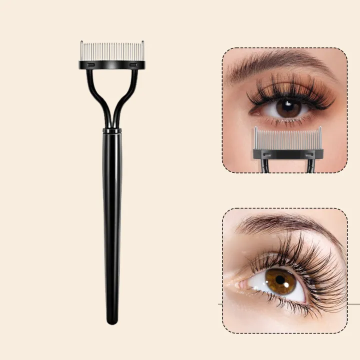 Professional Metal Eyelash Comb - Ergonomic Curved Design for Perfect ...