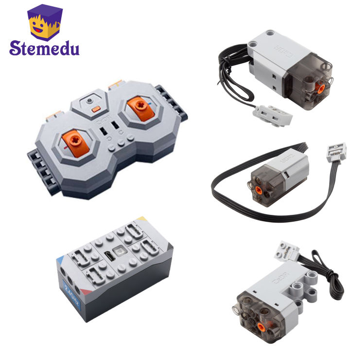 CaDA Technical Parts MOC Power Servo Motors Pro Building Blocks Power ...