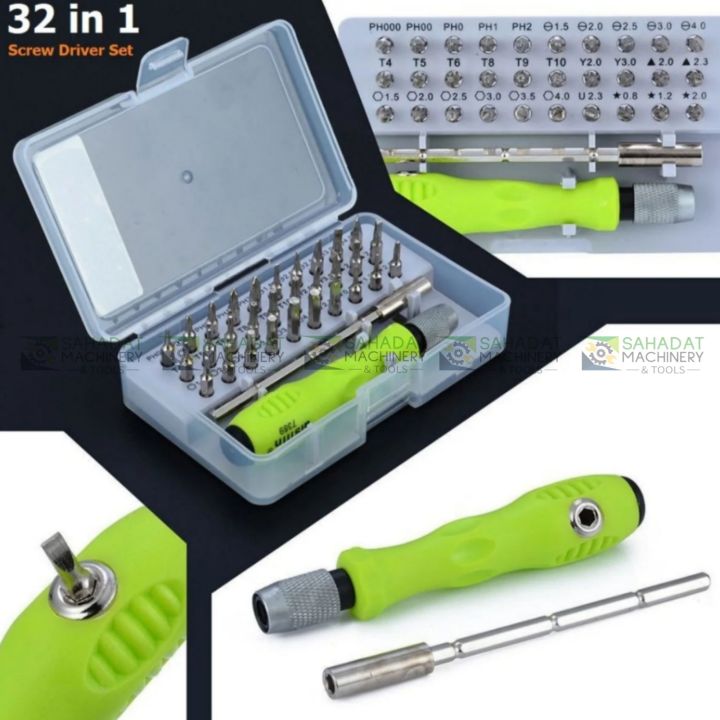 Mini screw driver set multi functional 32 in 1 | Daraz.com.bd