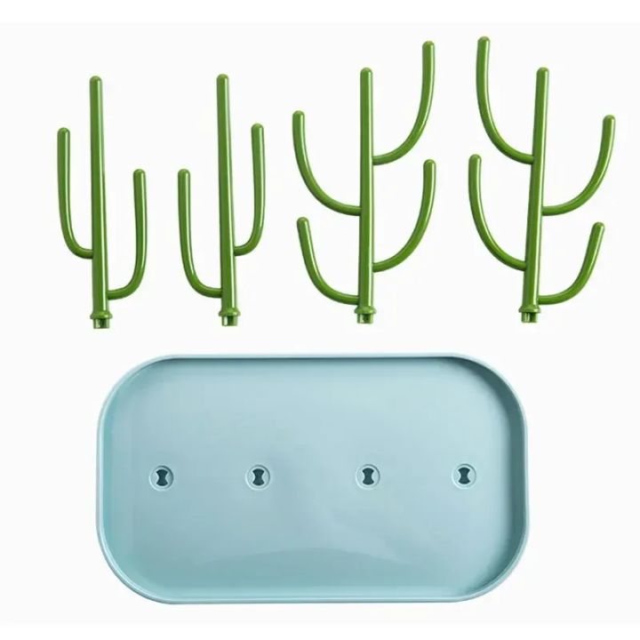 Dust-Free Bottle Shelf Drying Rack Multifunctional Folding Draining ...