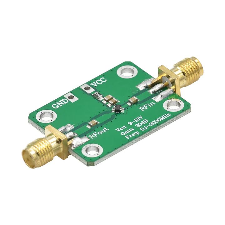 New Arrival 0.1-2000MHz RF wideband amplifier gain 30dB low-noise ...