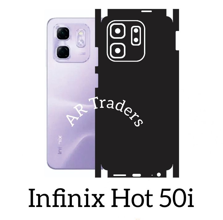 INFINIX HOT 50i full Back 360 Protection skin wrap with sides and ...
