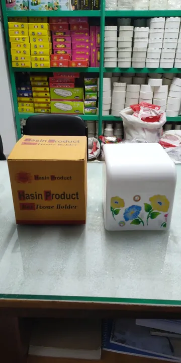 Hasin Box tissue holder materials PVC | Daraz.com.bd