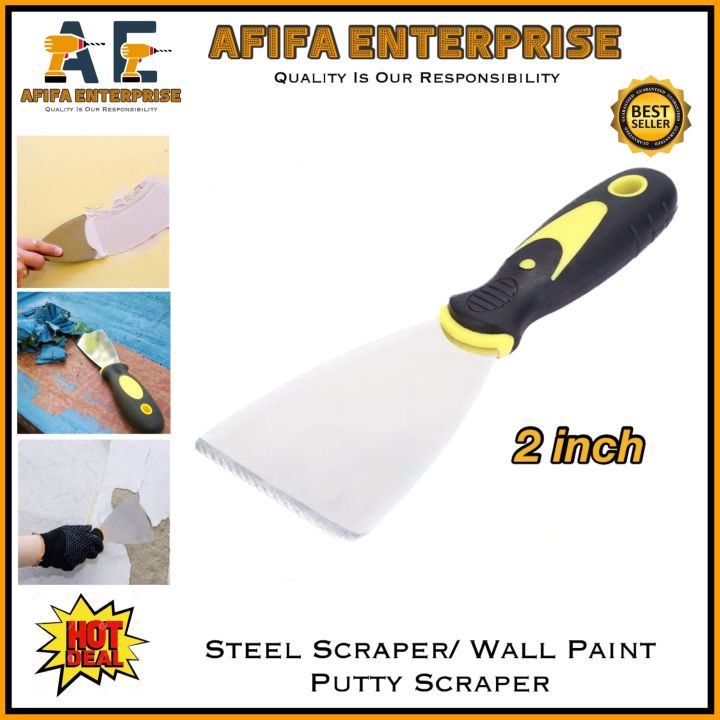 Steel Scraper/ Wall Paint Putty Scraper 2inch (50mm) | Daraz.com.bd