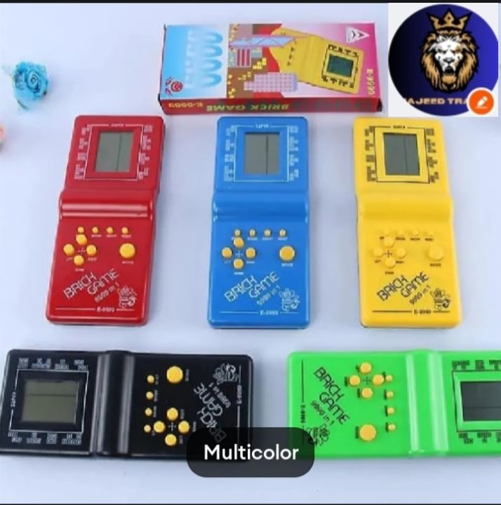 Classic 9999-in-1 Brick Game – Handheld Video Game for Kids (Random ...