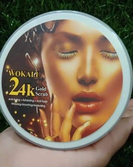24k Gold Wokali Facial Scrub 300 Ml | Daraz.com.bd