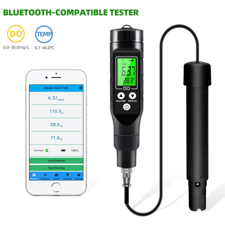 BLE-9100 Digital Dissolved Oxygen Meter Bluetooth APP Data ...