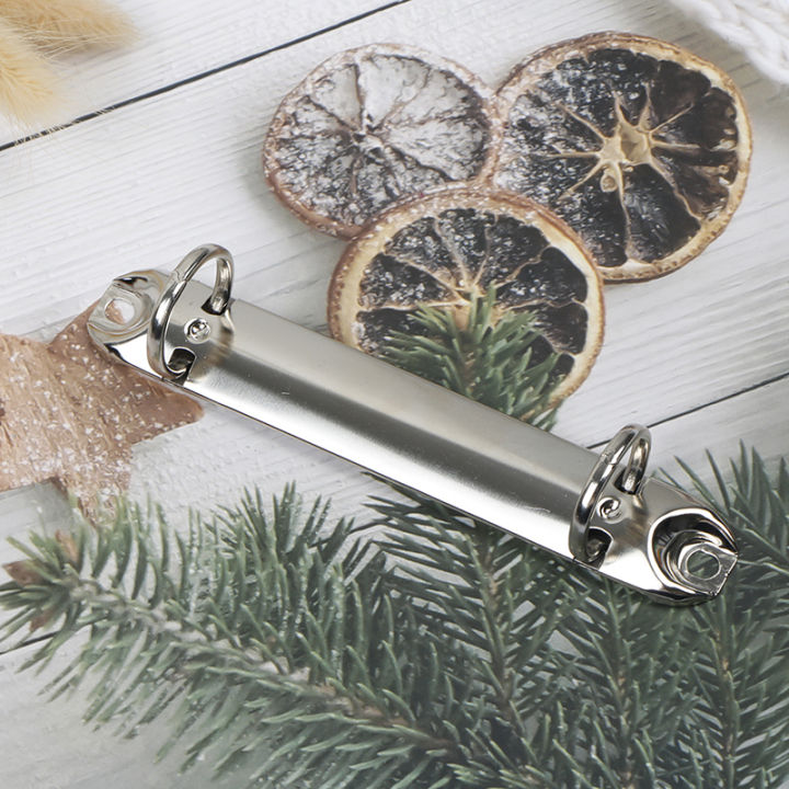 2-Hole Metal Binder File Folder Spiral Binding Clip For Scrapbook Album ...