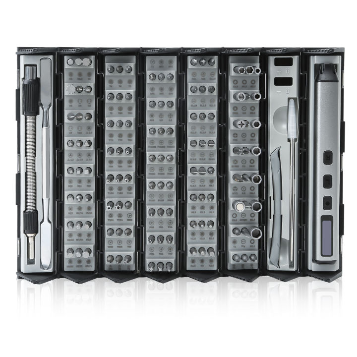 126 in 1 Precision Electric Screwdriver Sets Mini Rechargeable Kit ...
