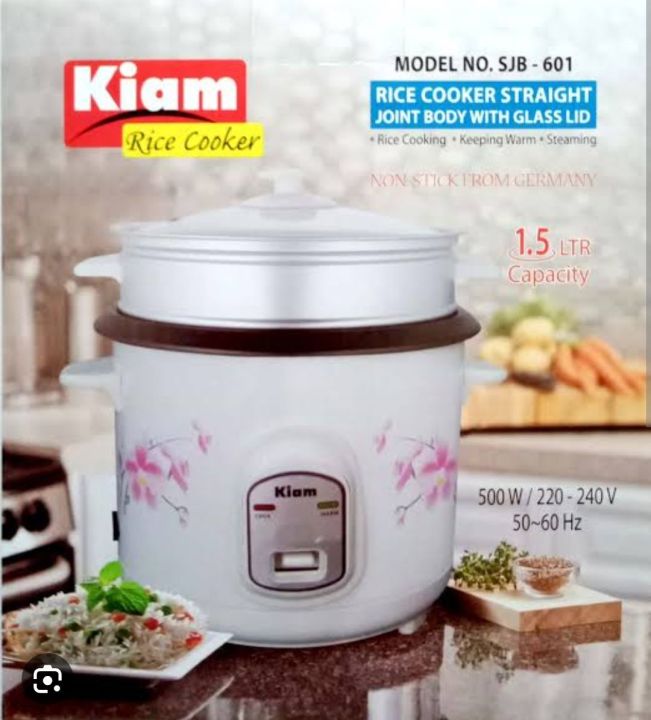 kiam 1.8 ltr rice and curry cooker kitchen table accessories | Daraz.com.bd