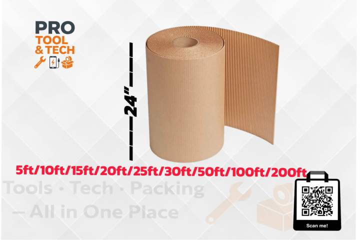 Gatta Roll , 20&24 inch Wide 20 Feet length Cardboard Sheet, Corrugated ...
