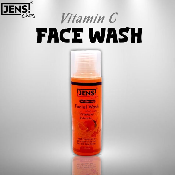 Jens Choy Vitamin C Facial Wash 120ml | Daraz.pk