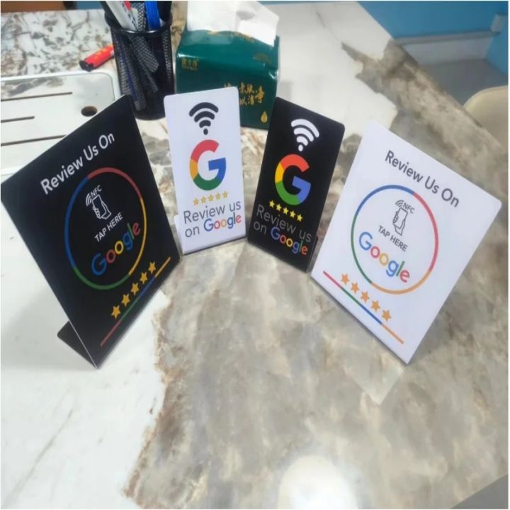 13.56Mhz programmable Google Review Card NFC station table NFC Google ...
