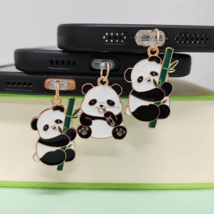 Kawaii Panda Dust Plug Charm Couple Fashion Phone Charge Port Plug for ...
