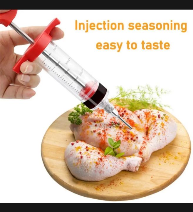 Marinade injector BBQ meat flavor injector chicken flavor sauces ...