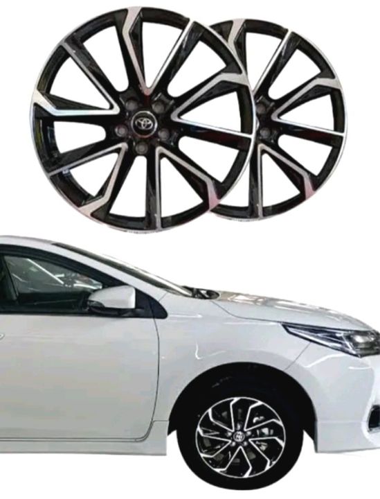 15 inches wheel cover/wheel cap new toyota stylish double colour grande ...