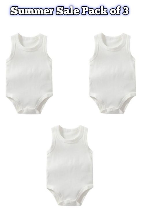 3pcs inner Romper for girls boys new born baby accessories | Daraz.pk