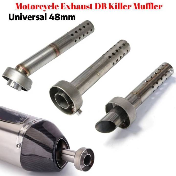 Universal 48mm Motorcycle Exhaust Muffler Pipe Removable DB Killer ...
