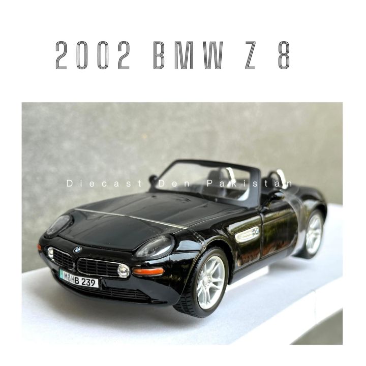 BMW Z8 Black 1/24 Scale Diecast Model Car - Maisto | Daraz.pk