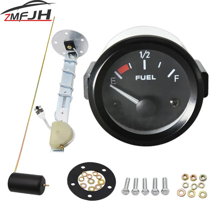 Fuel Gauge 2" 52mm Fuel Level Gauge Car Meter with Fuel Float Sensor ...