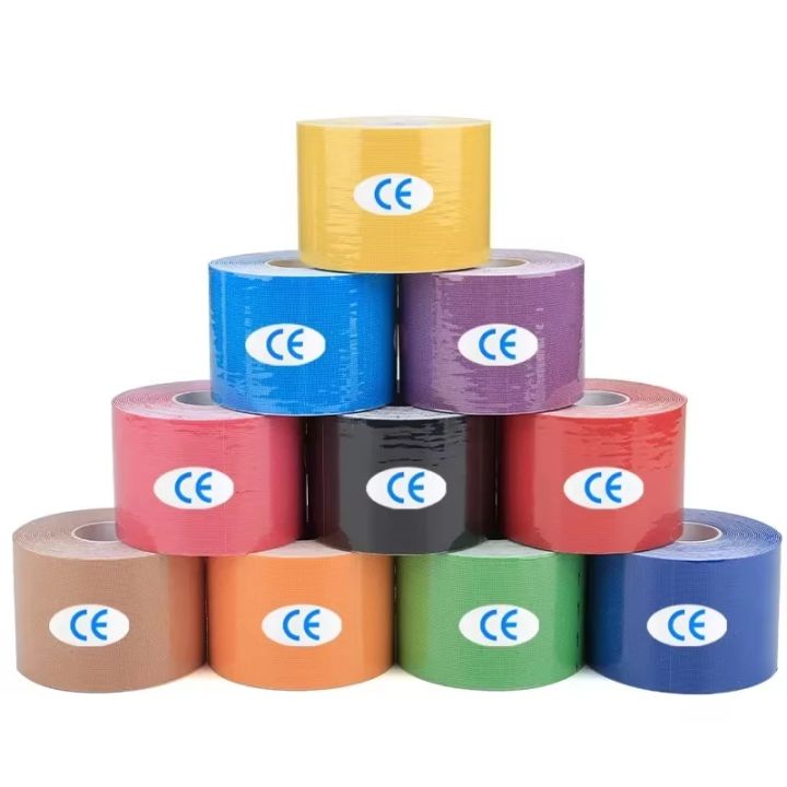 2.5cm*5m Sports Kinesiology Tape Recovery Self Adherent Bandage Wraps ...
