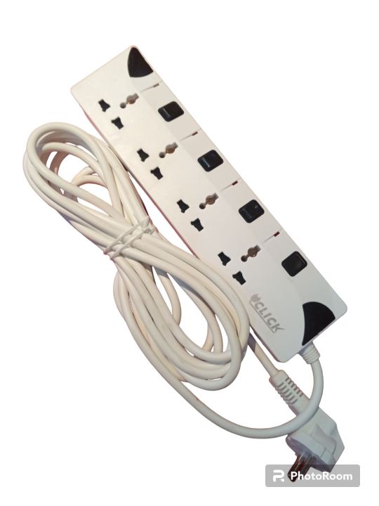 Multi Plug Click High quality extension Cord | Daraz.com.bd