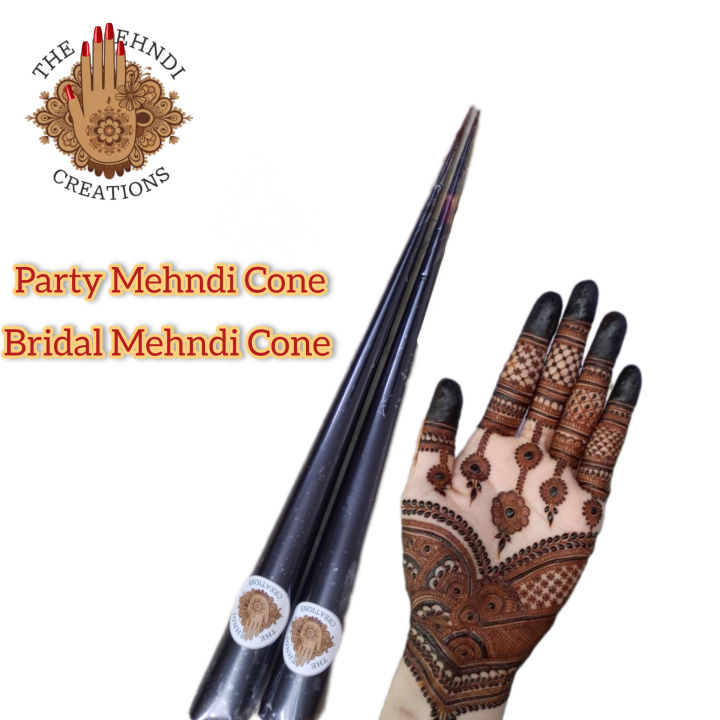 Pack of 2 Bridal Mehndi Cone | Henna Cone | Bridal Mehndi Cone | Daraz.pk