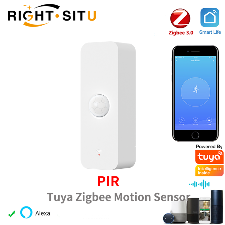 Tuya Zigbee PIR Smart Motion Sensor Human Infrared Sensor Detector Anti Theft For Smart Home Via ...