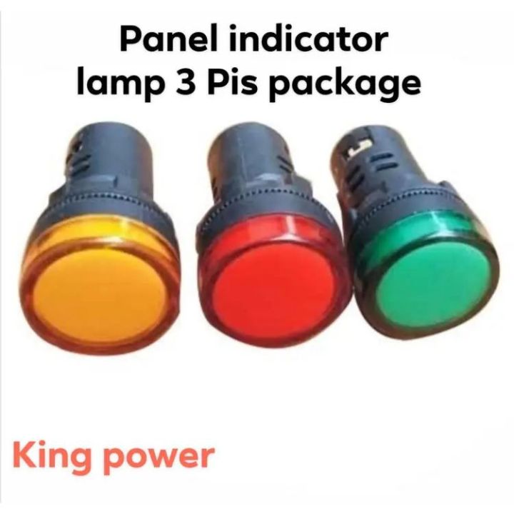 Panel indicator lamp LED (3 Pis) 22mm China | Daraz.com.bd