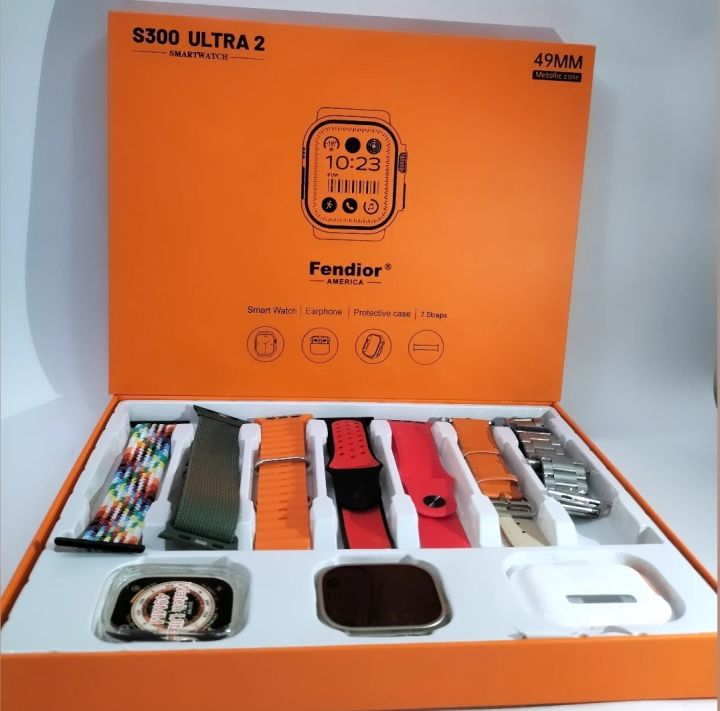 S300 Ultra 2 Smart Watch with AirPods Pro 2nd Gen, 49mm 2.02 Inches ...