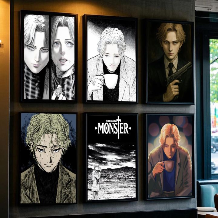 1pc Monster Comics Anime Johan Liebert Poster Self-adhesive Postera ...