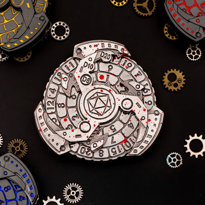 7-in-1 Fingertip Gyro Dice Set DND Spinner Dice for Dungeons and ...