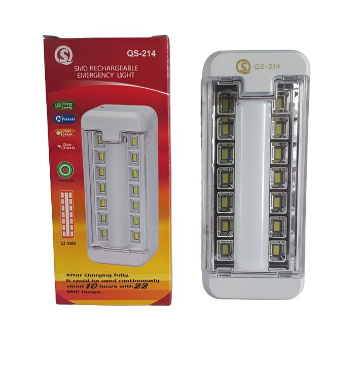 QS-214 SMD Rechargeable Emergency Light, Led Torch Light | Daraz.pk