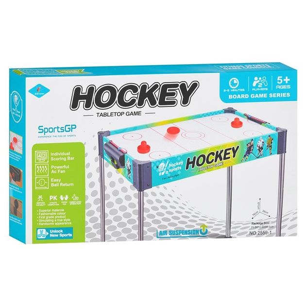 Air Hockey Tabletop Game for Kids & Adults – Compact Indoor Sports ...