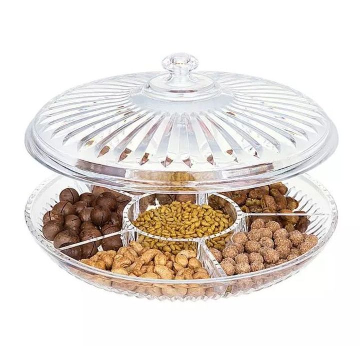 Dry Fruit Tray, ACRYLIC CANDY DISH SALAD TRAY DRY FRUIT HOME DECOR WITH ...