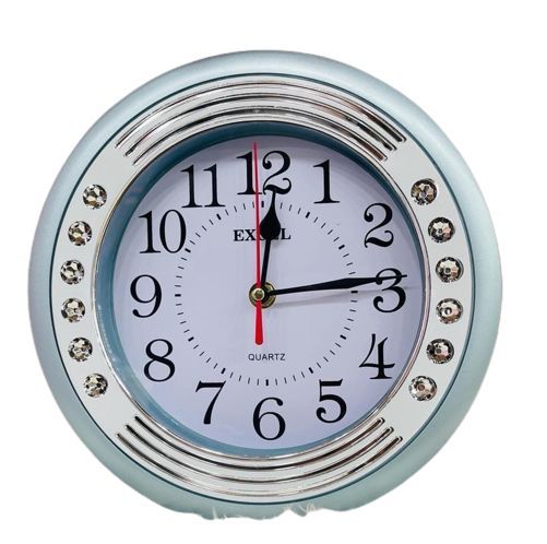 Plastic Silent Non Ticking Wall Clock Numbers, Quartz, | Daraz.lk