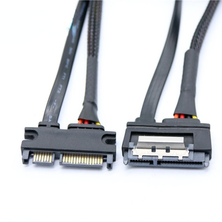 Sata Extension Cable SATA 22 Pin Male To Female SATA 3 III 22 Pin Male To Female 7+15 Pin SATA ...