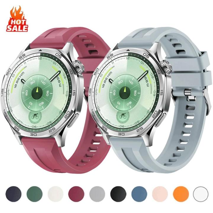 22mm Original Silicone Strap for Huawei GT6 46mm Sport Breathable ...